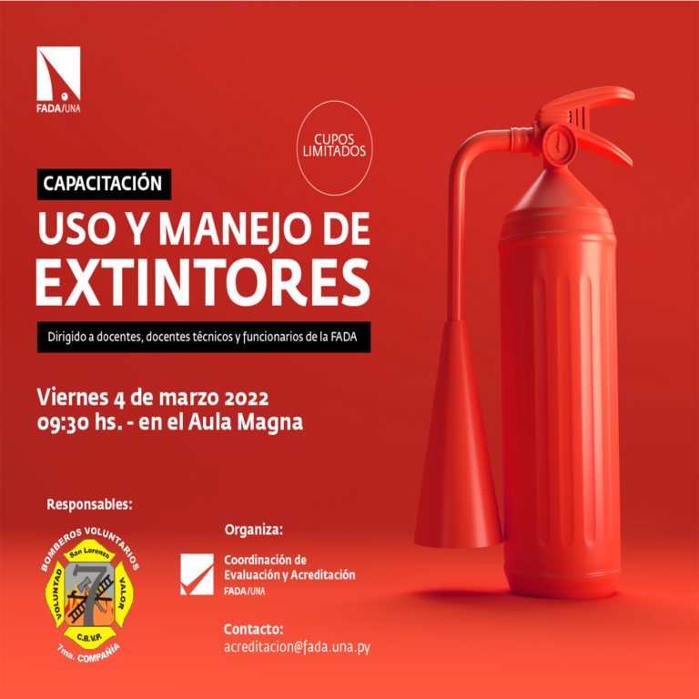 Taller Uso y Manejo de Extintores – FADA\UNA