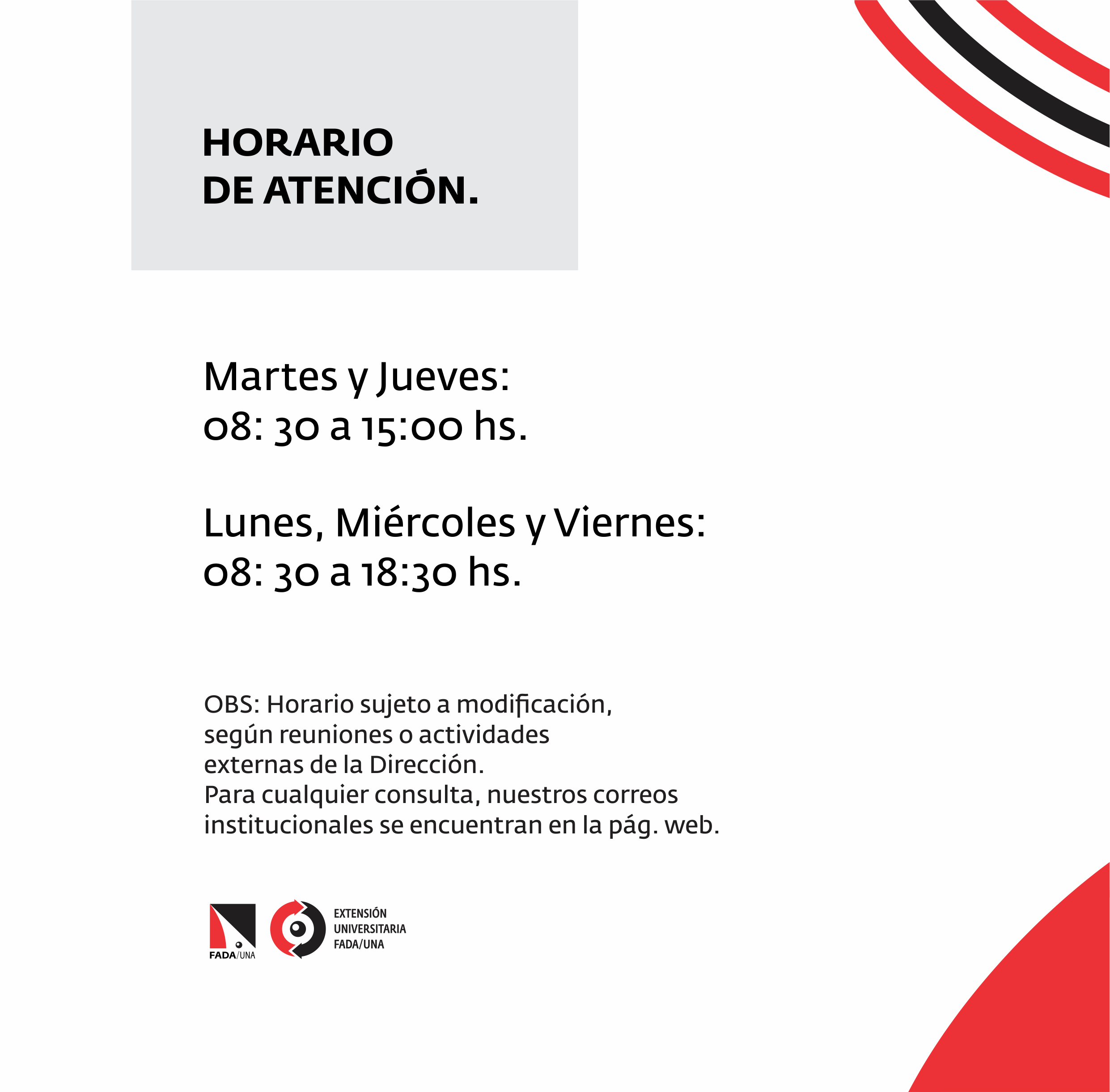 Extensión – FADA\UNA